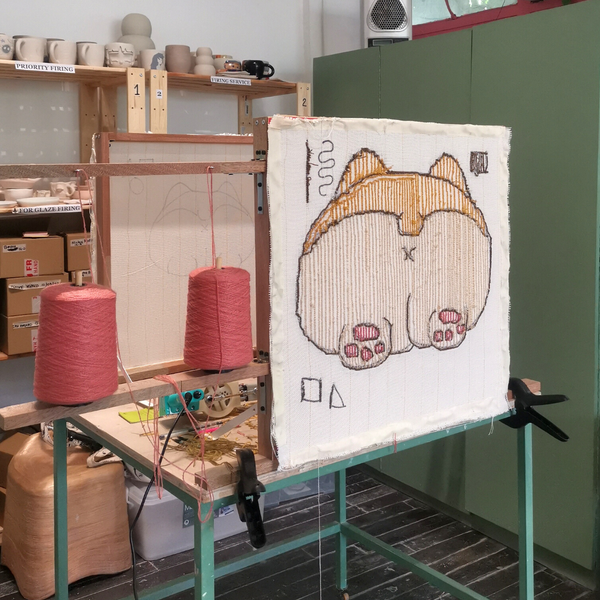 Rug Making Class 60x60 cm Frame 📍Cubao studio – bumi and ashe